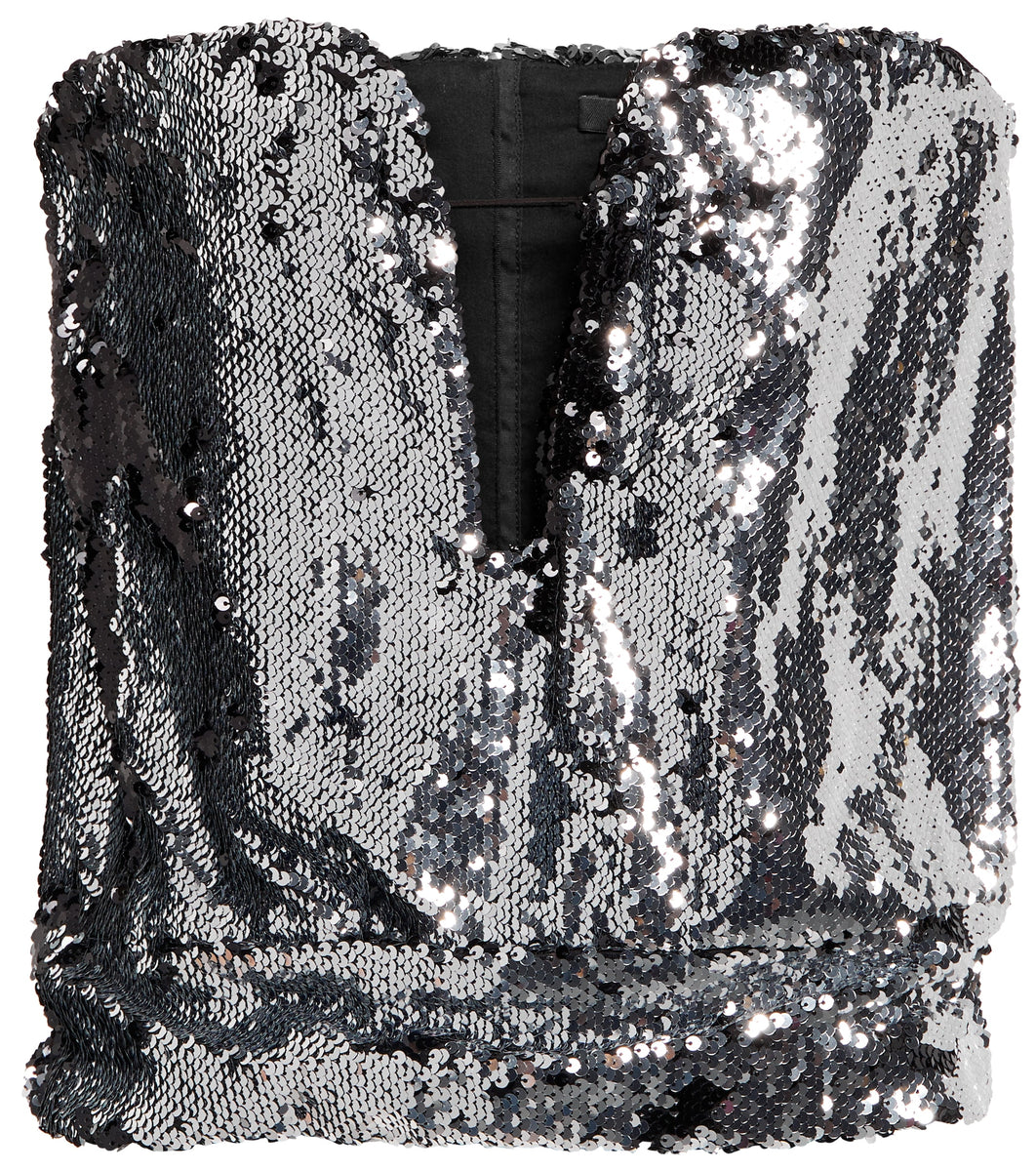 Isabel Marant Mandy Sequinned Embellished Plunge Bustier Top – House Of ...